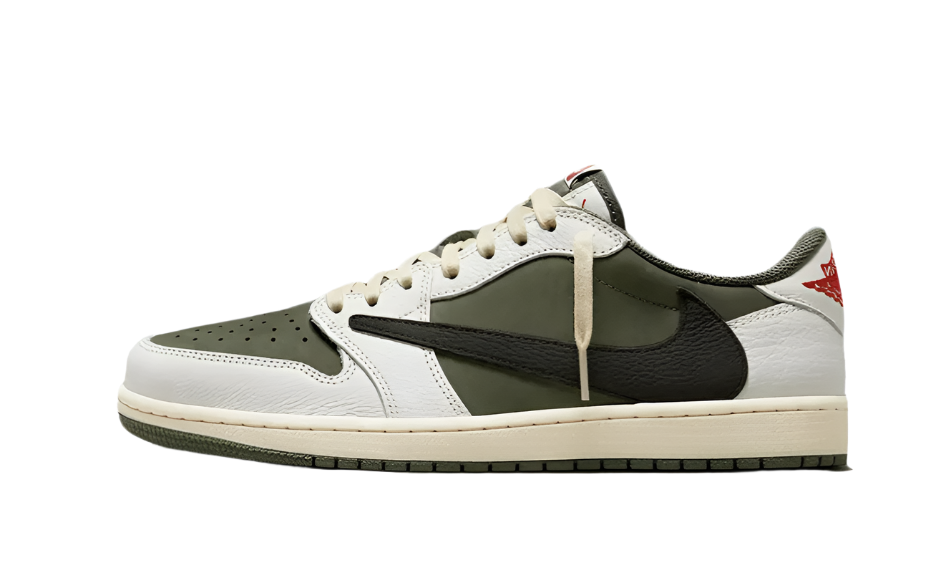 AIR JORDAN 1 RETRO LOW OG SP TRAVIS SCOTT REVERSE OLIVE - Rdrop