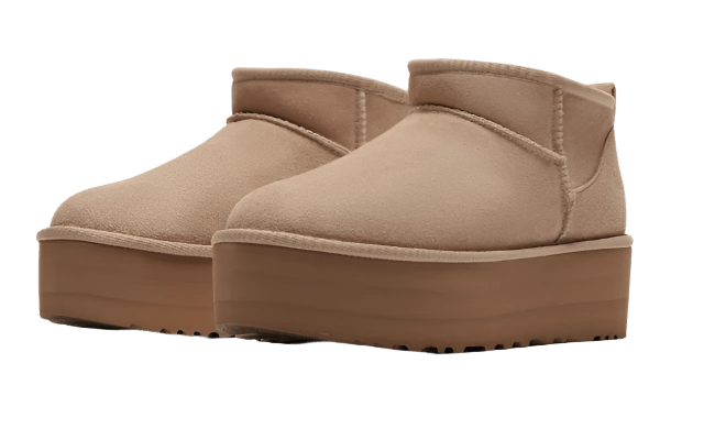 UGG CLASSIC ULTRA MINI PLATFORM SAND - Rdrop