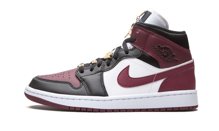 AIR JORDAN 1 MID SE BLACK DARK BEETROOT - Rdrop